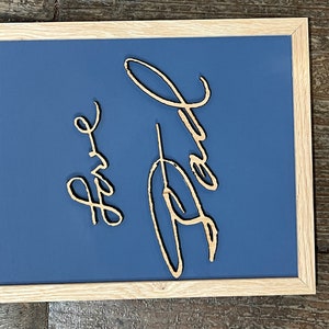 Bespoke Hand Writing Sign | Hand Written | Anniversary Gift | Birthday ...