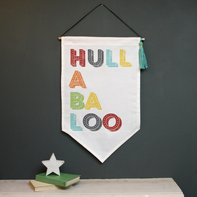Hullabaloo Fabric Wall Hanging - Etsy