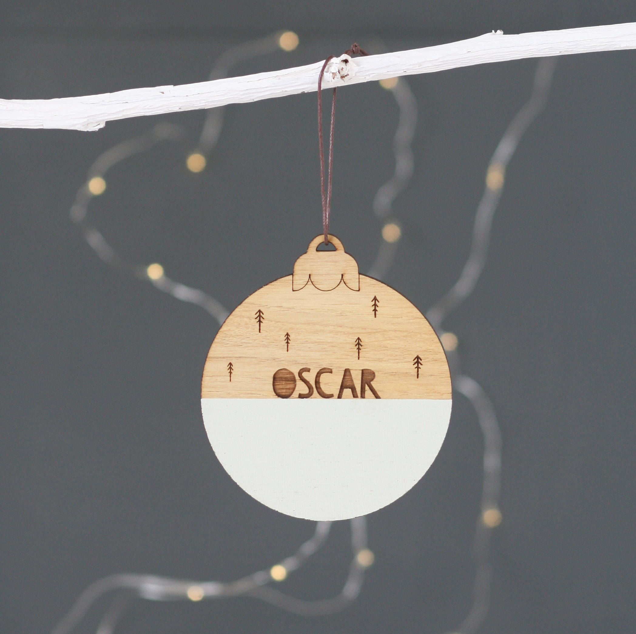Personalised Christmas Name Bauble | Christmas Decoration | Xmas ...