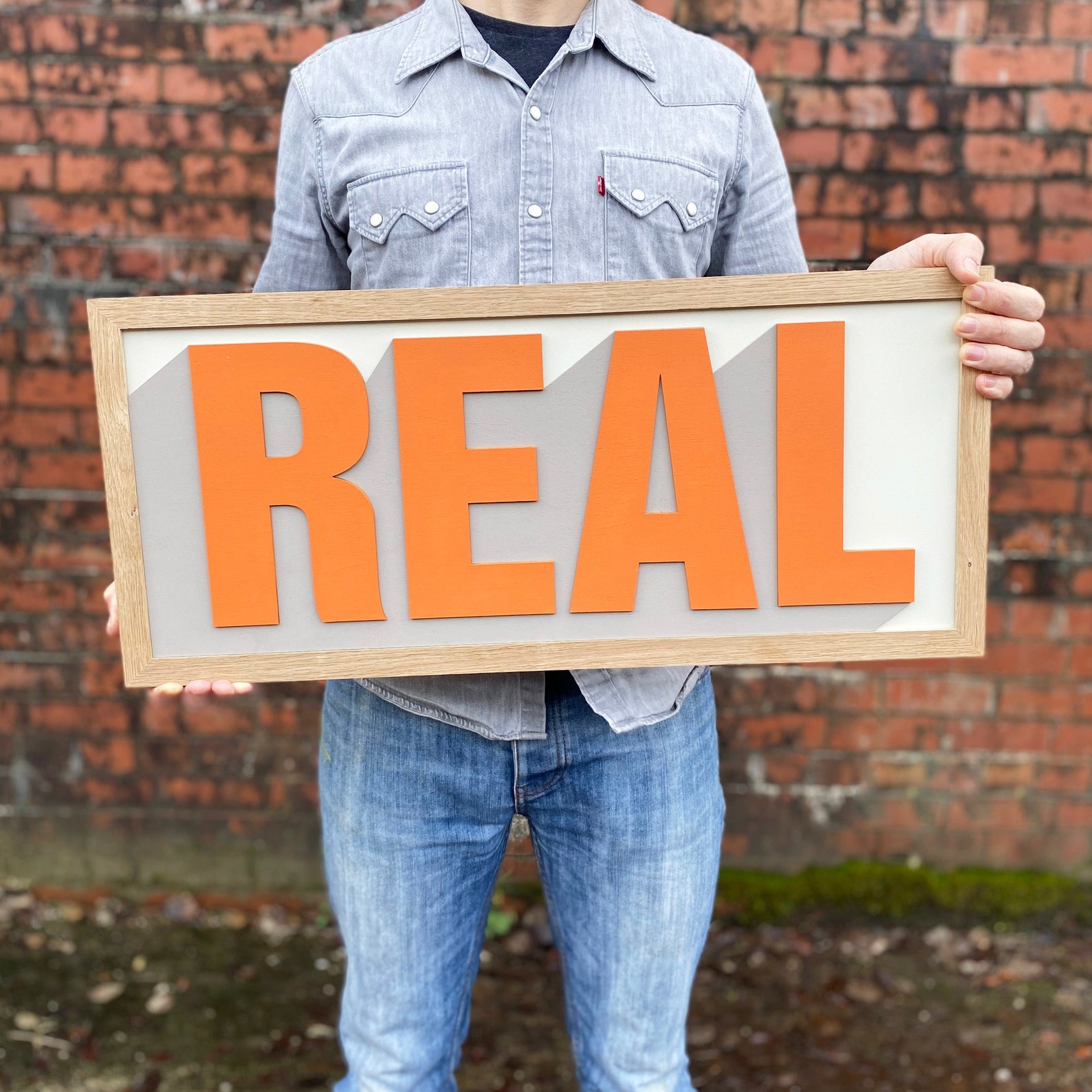 One Word Painted Sign - Medium - Etsy