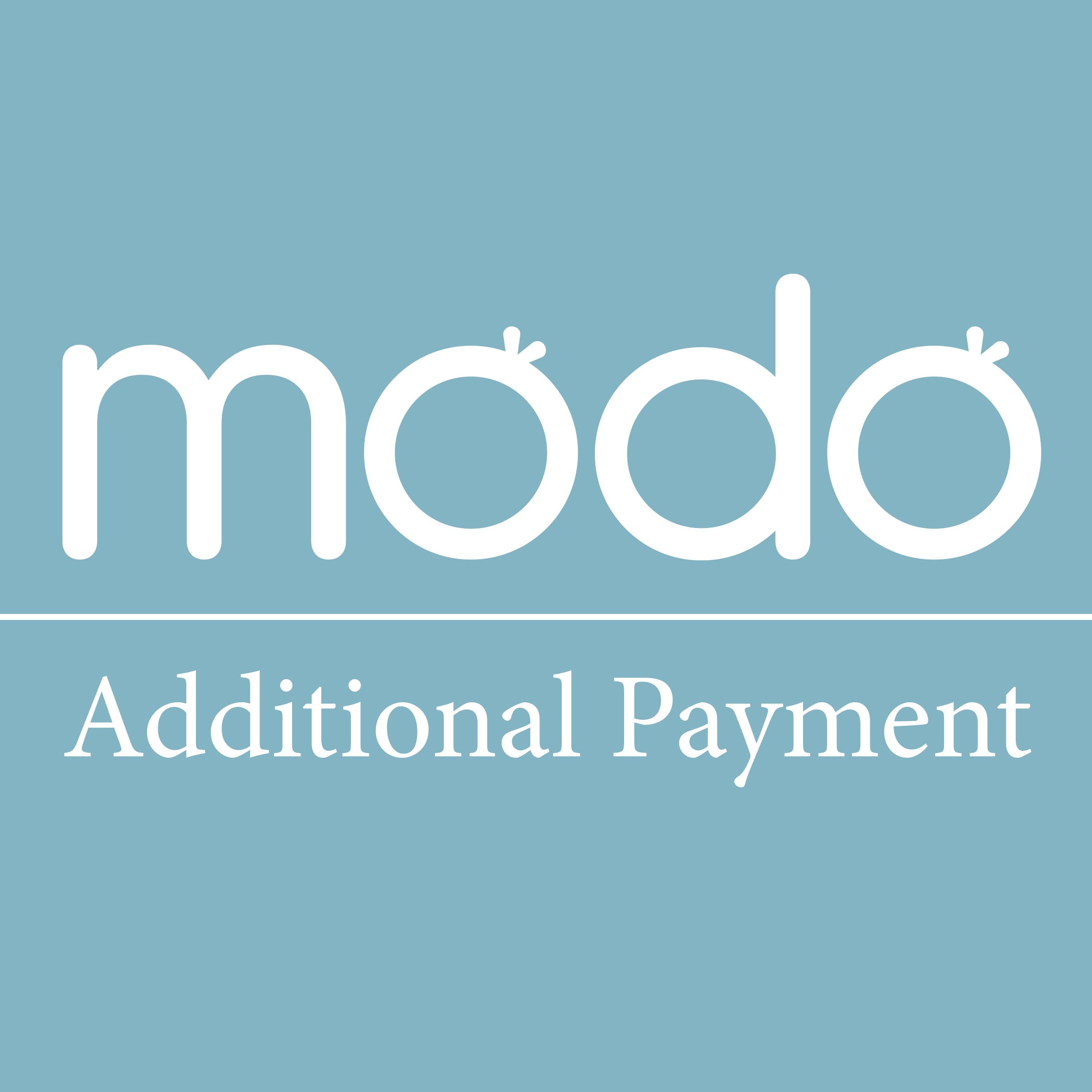 Modo - Additional Payment - Etsy