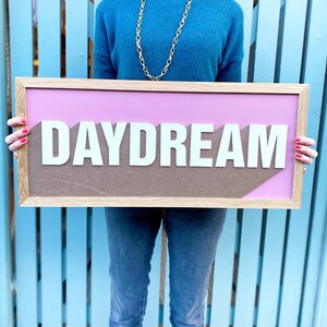 One Word Painted Sign - Medium - Etsy
