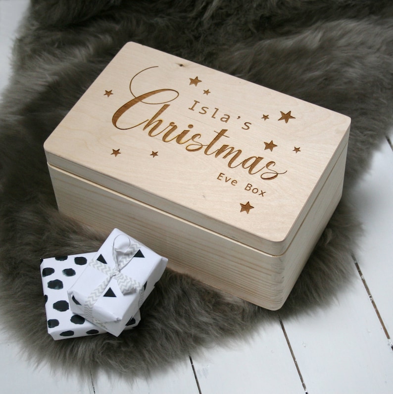 Personalised Large Traditional Christmas Eve Box | Christmas Box ...