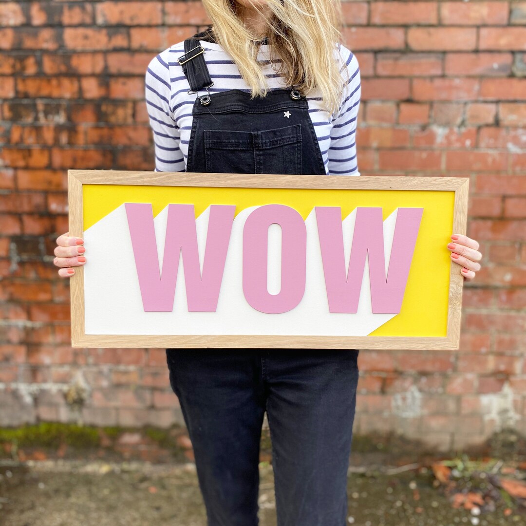 One Word Painted Sign - Medium - Etsy