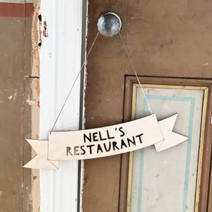 Personalised Wooden Hanging Sign - Etsy