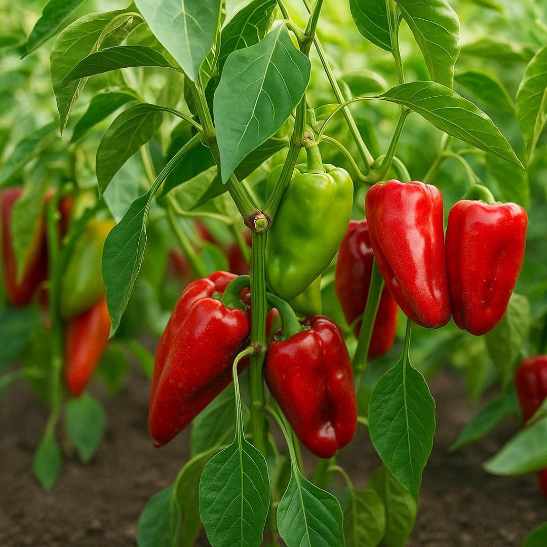 25 Carmen Hot Pepper Seeds: Italian Sweet Variety for Home Gardens - Etsy