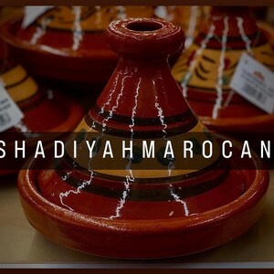Traditional Moroccan Tagine Handmade From Natural Clay, Perfect for ...