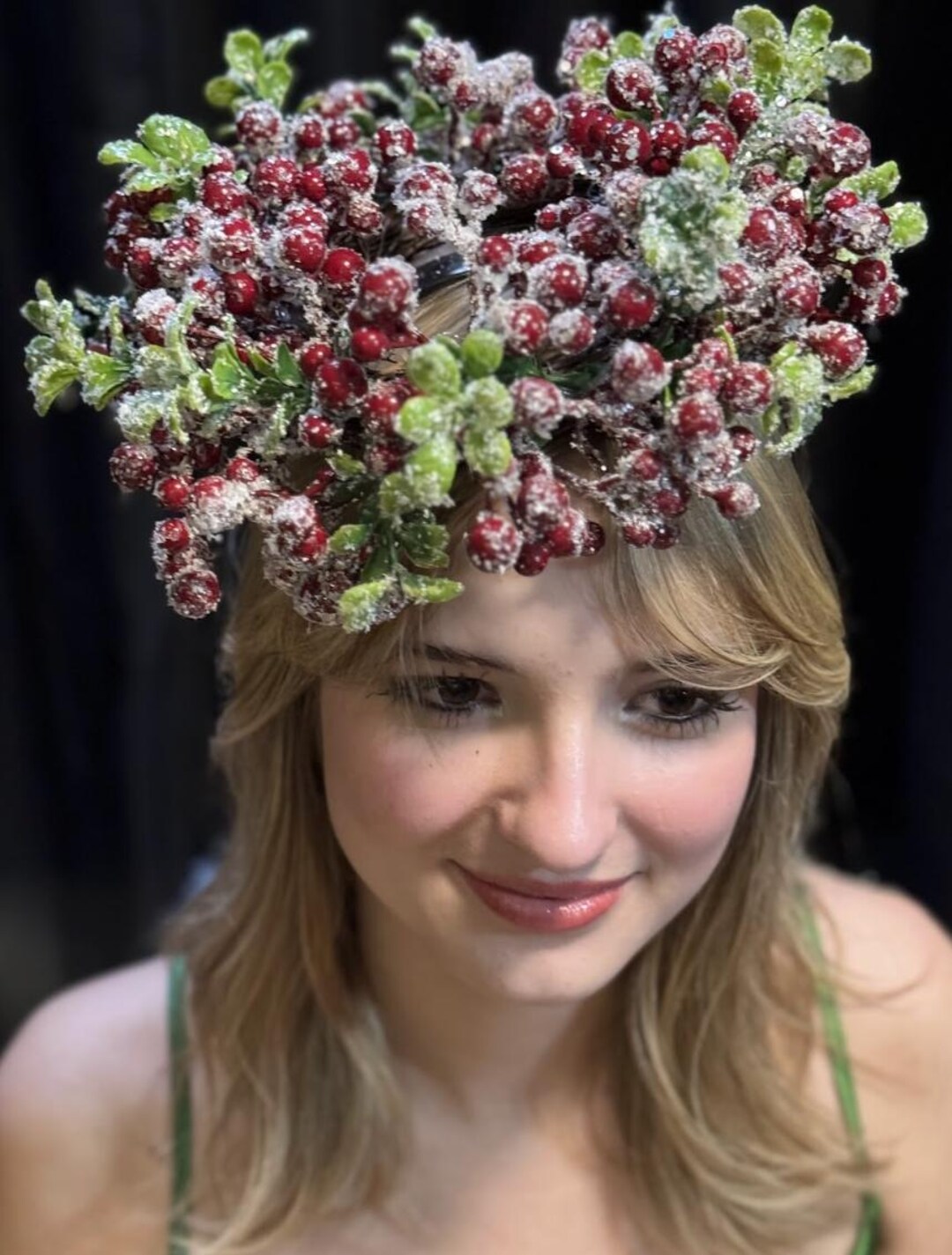 Frostberry Crown - Fascinator | Flower Tiara, Flower Crown, Elven ...
