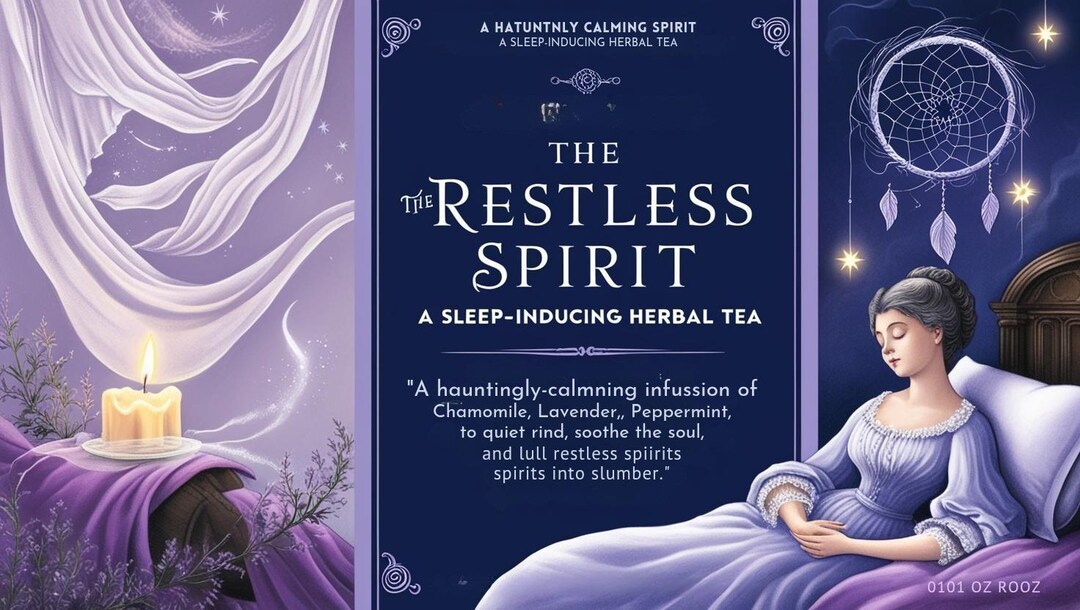 The Restless Spirit Herbal Tea | Sleep Aid Loose Leaf Blend | Witchy ...