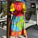 Vibrant Tropical Resort Dress – the Perfect Vacation Statement Piece - Etsy