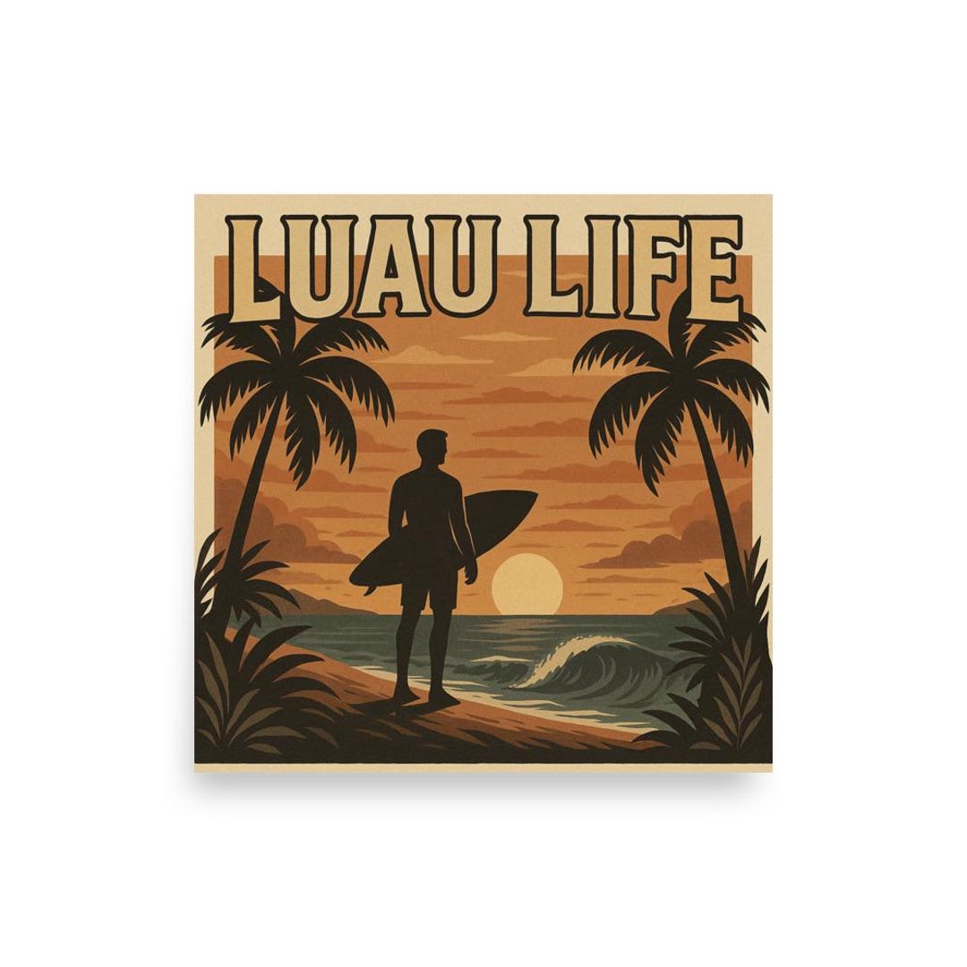 Sunset Sentinel Print– Embrace the Luau Life - Etsy