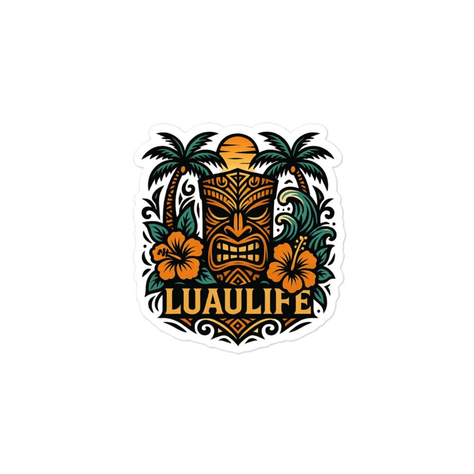Tiki Spirit Sticker – the Luaulife Legacy - Etsy