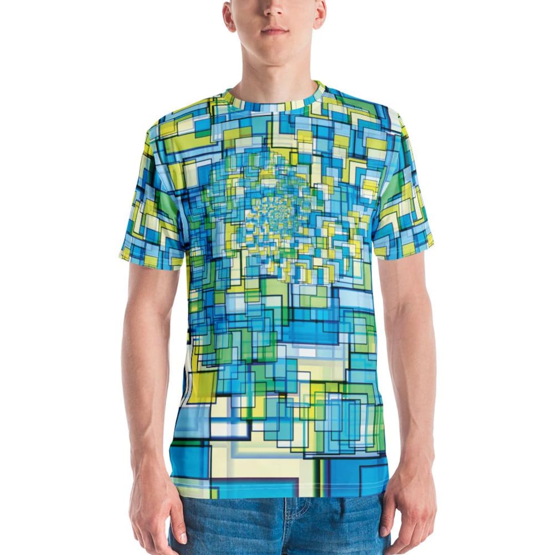 Trippy Tiles T-shirt - Etsy