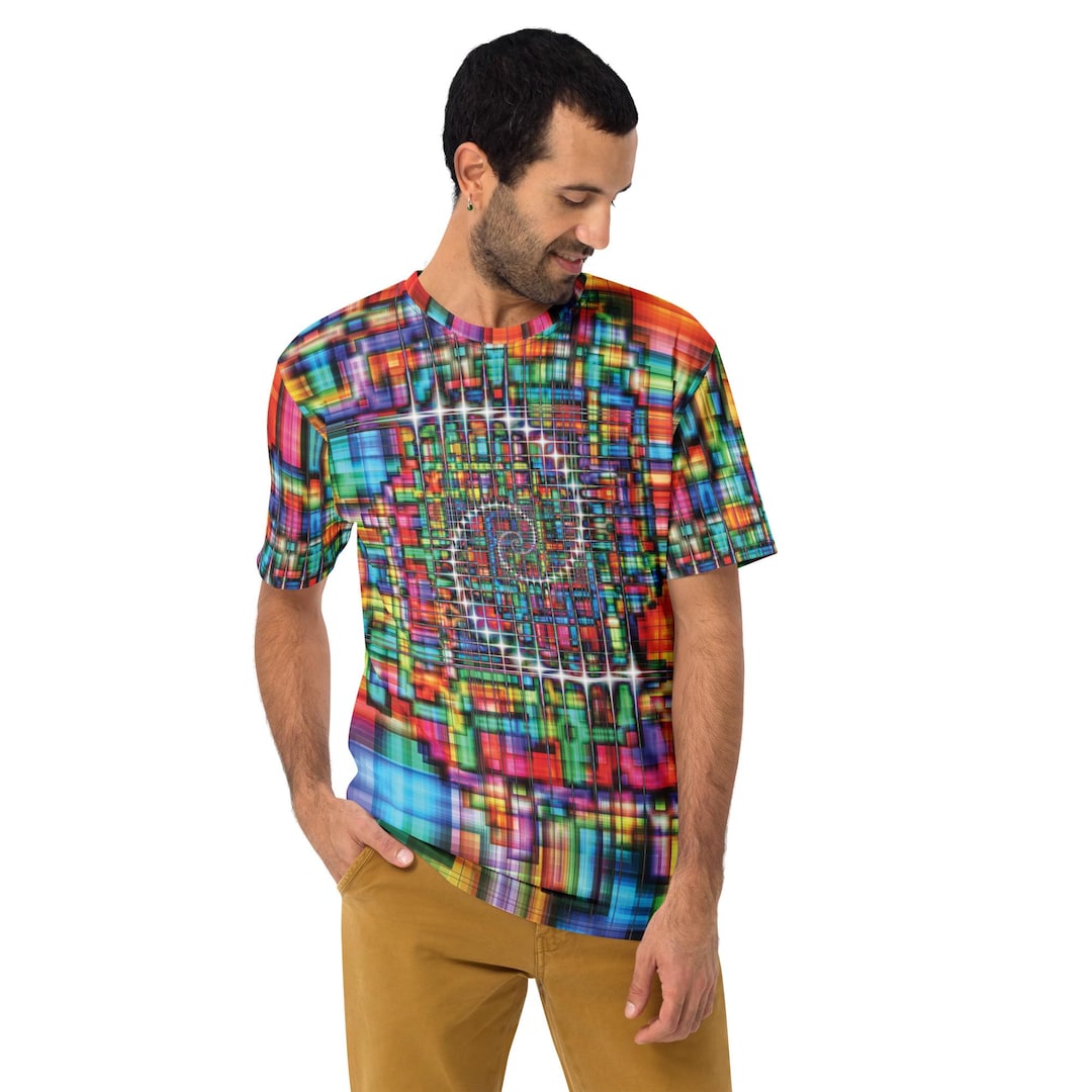 Trippy Tiles T-shirt - Etsy
