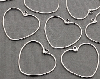 Wire heart pendant | Etsy