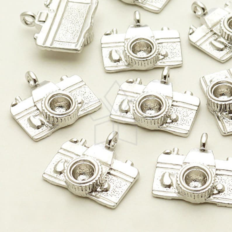 PD-1047-MS / 2 Pcs - Camera Charm Pendant, Camera Charm, Matte Silver ...