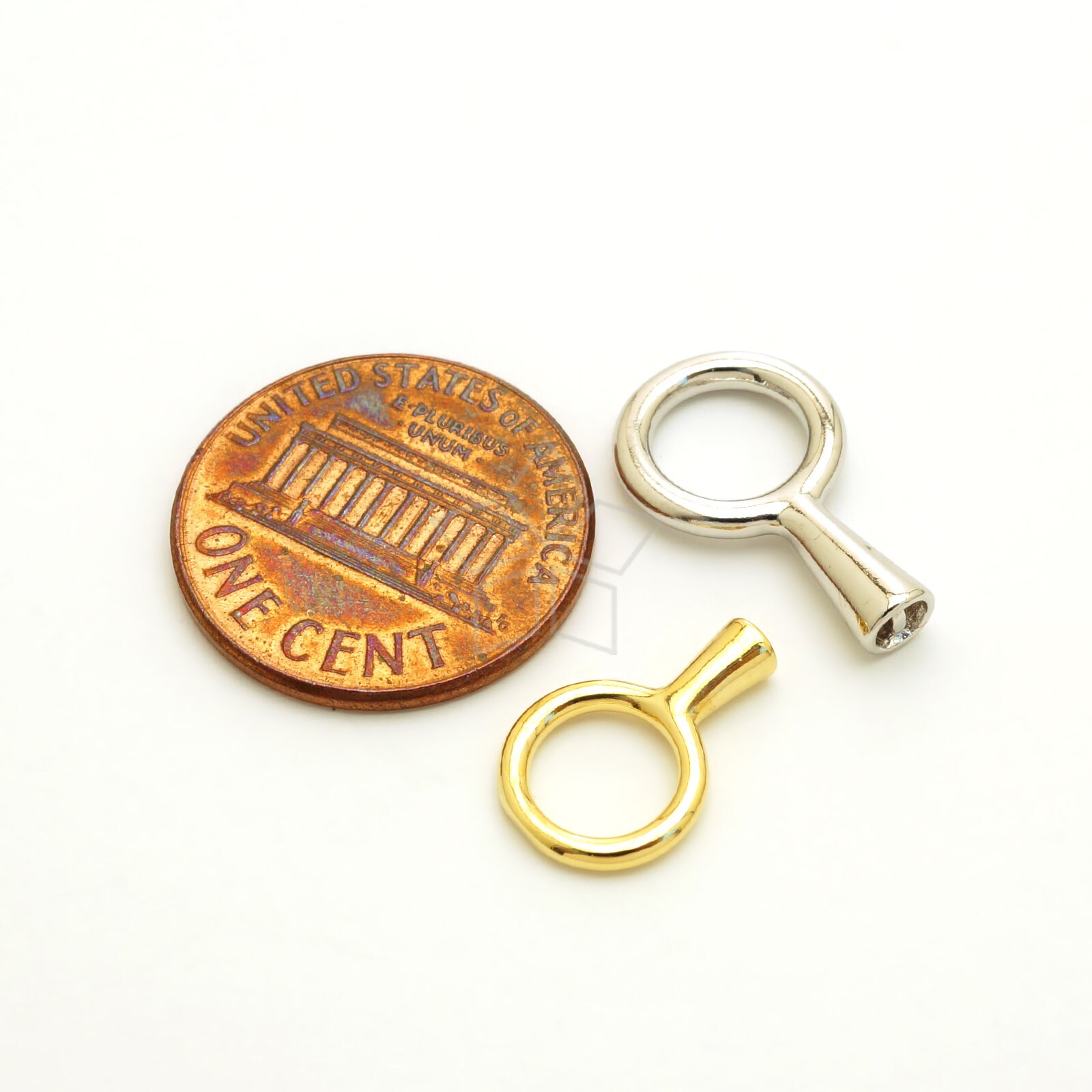 CS-096-OP / 2 Pcs Big 9mm Eye End Loop Connector Can Be Used | Etsy