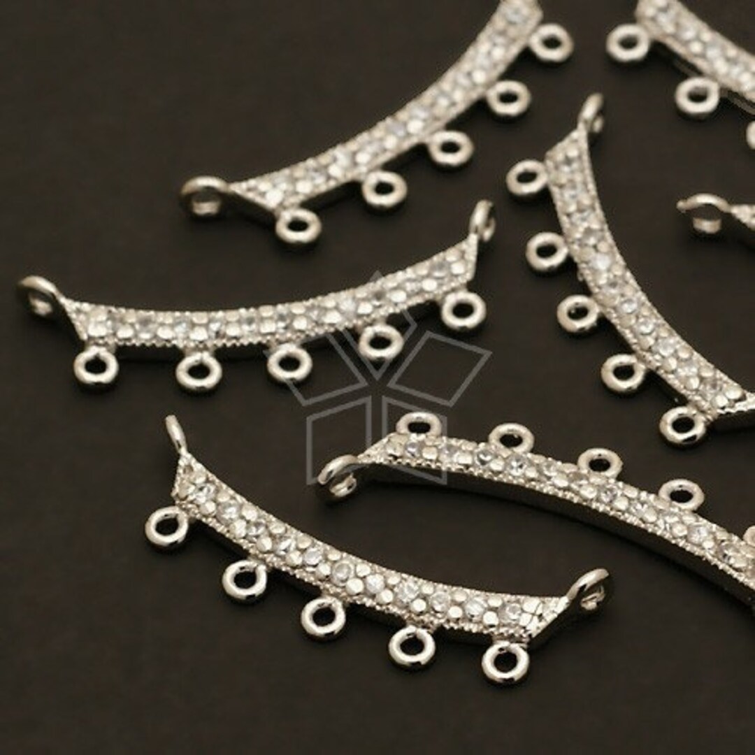 AC-206-OR / 2 Pcs - Bridge Chandelier Connector, Two Loops Sideways ...