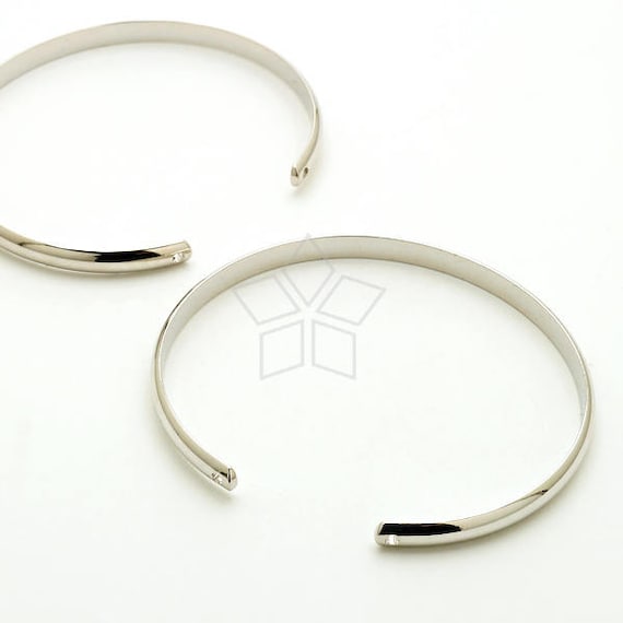 BR-030-OR / 1 Pcs Band Cuff Bracelet Sideways Bangle | Etsy