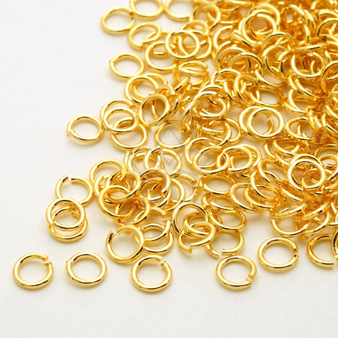 BS-126-GD / 10 Grams - 4.5mm Jump Rings, Metal Open Jump Rings ...