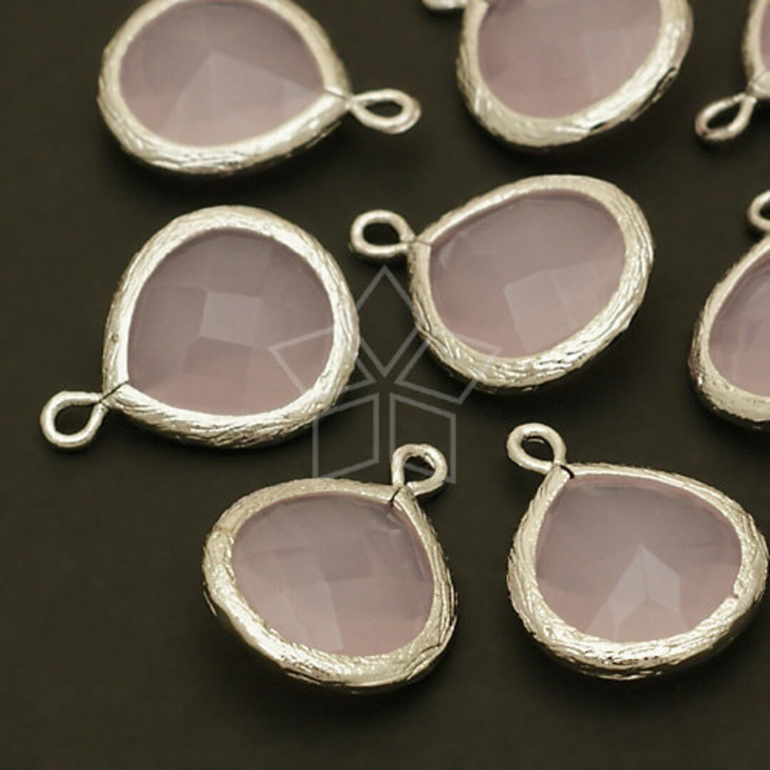 PD-259-OR / 2 Pcs - NEW Fancy Drop Pendant (pink Opal), Milky Pink ...