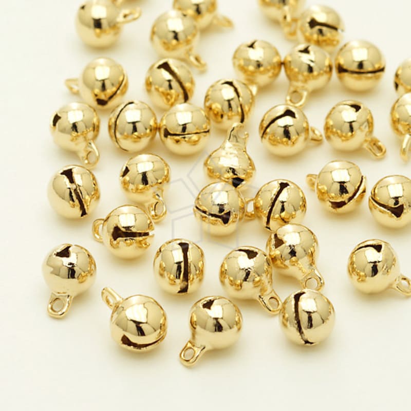 Tiny Bell Charm - Etsy