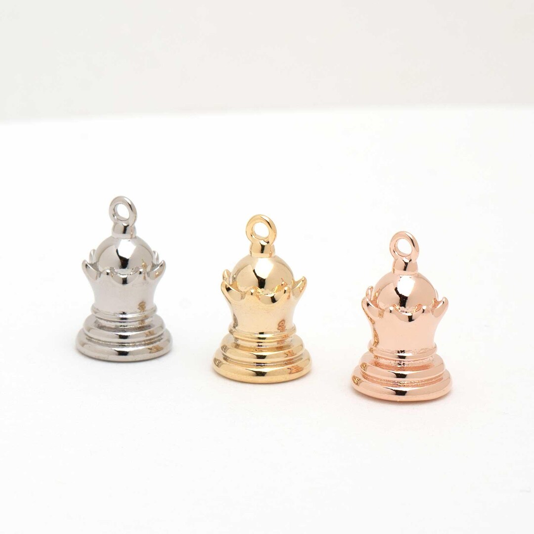 PD-2238-OP / 1 Pcs - Tiny Queen Chess Charm, Miniature Chess Piece ...