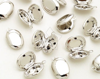 Angel Wings Lockets Heart Pattern Pendant Round Locket - Etsy