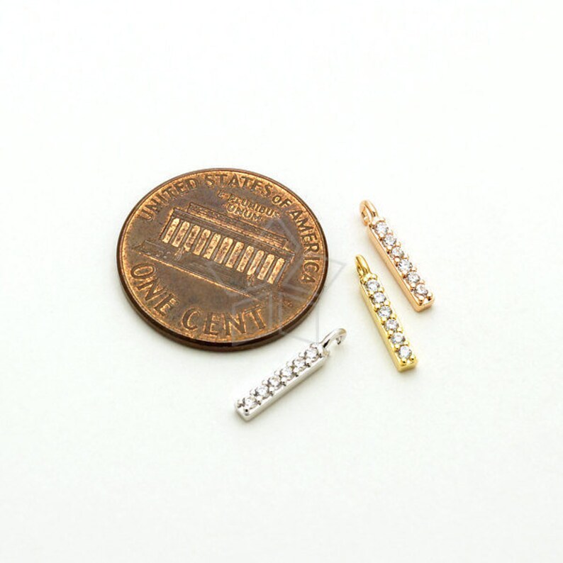 PD-1878-OR / 2 Pcs Tiny Stick Charms Small Bar Pendant - Etsy