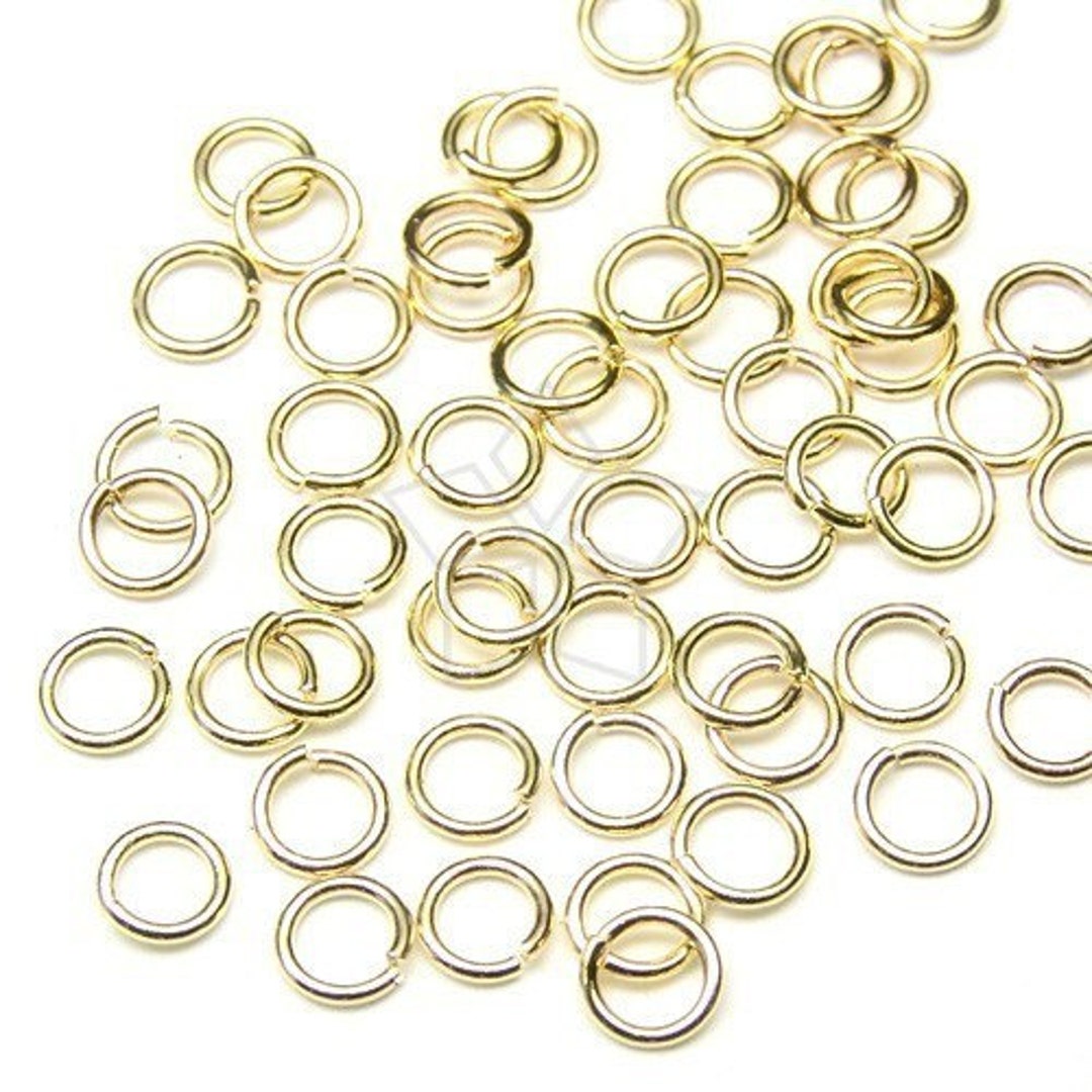 BS-104-GD / 10 Grams - 3mm Jump Rings, Metal Open Jump Rings ...