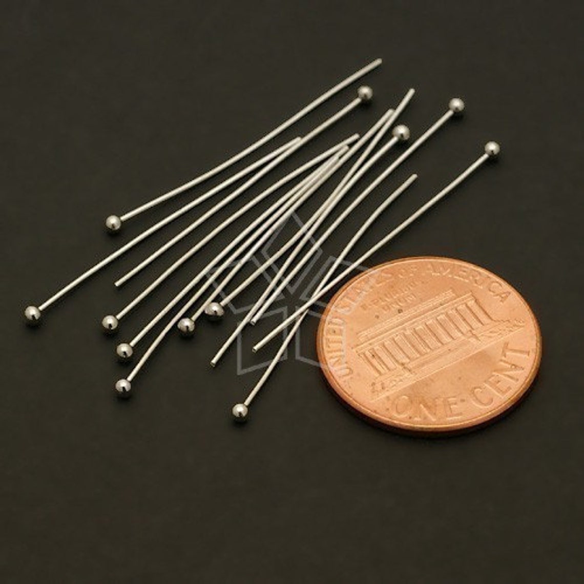 FD-101-OR / 100 Pcs 24 Gauge Ball Headpins Silveroriginal - Etsy