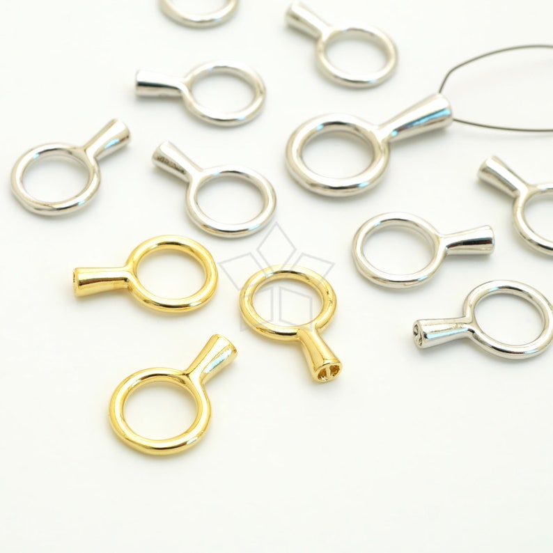CS-096-OP / 2 Pcs Big 9mm Eye End Loop Connector Can Be Used - Etsy