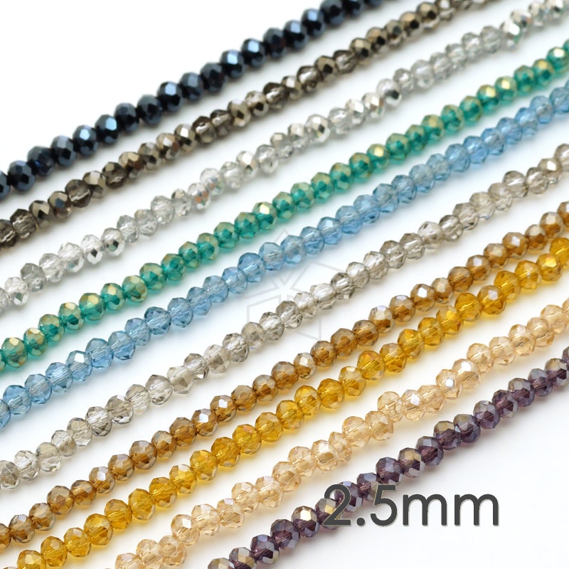 Crystal Rondelle - Etsy