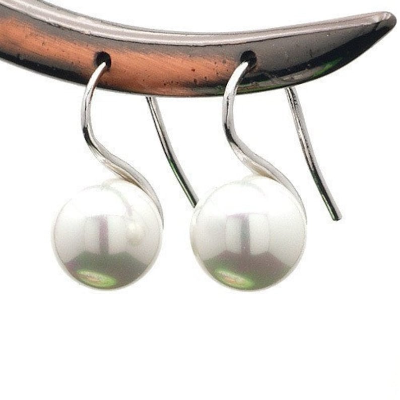 EA-206-OR / 4 Pcs - Hook Ear Wires for Half-drilled Pearl or Gems ...