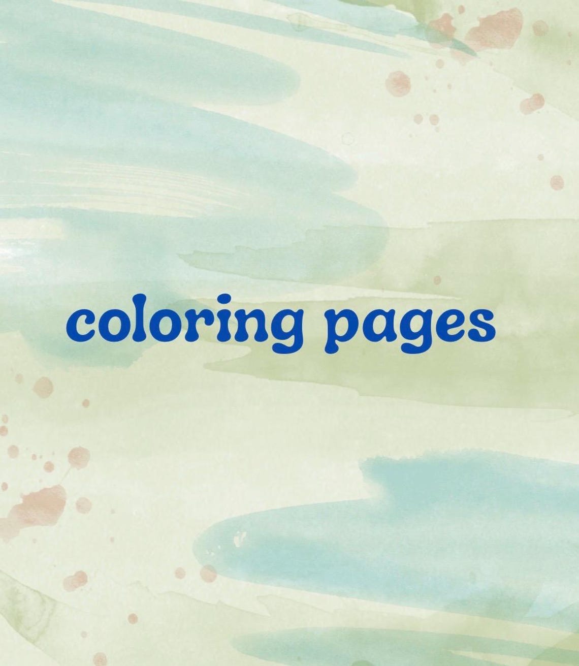 Coloring Pages for Children | Instant Download - Etsy