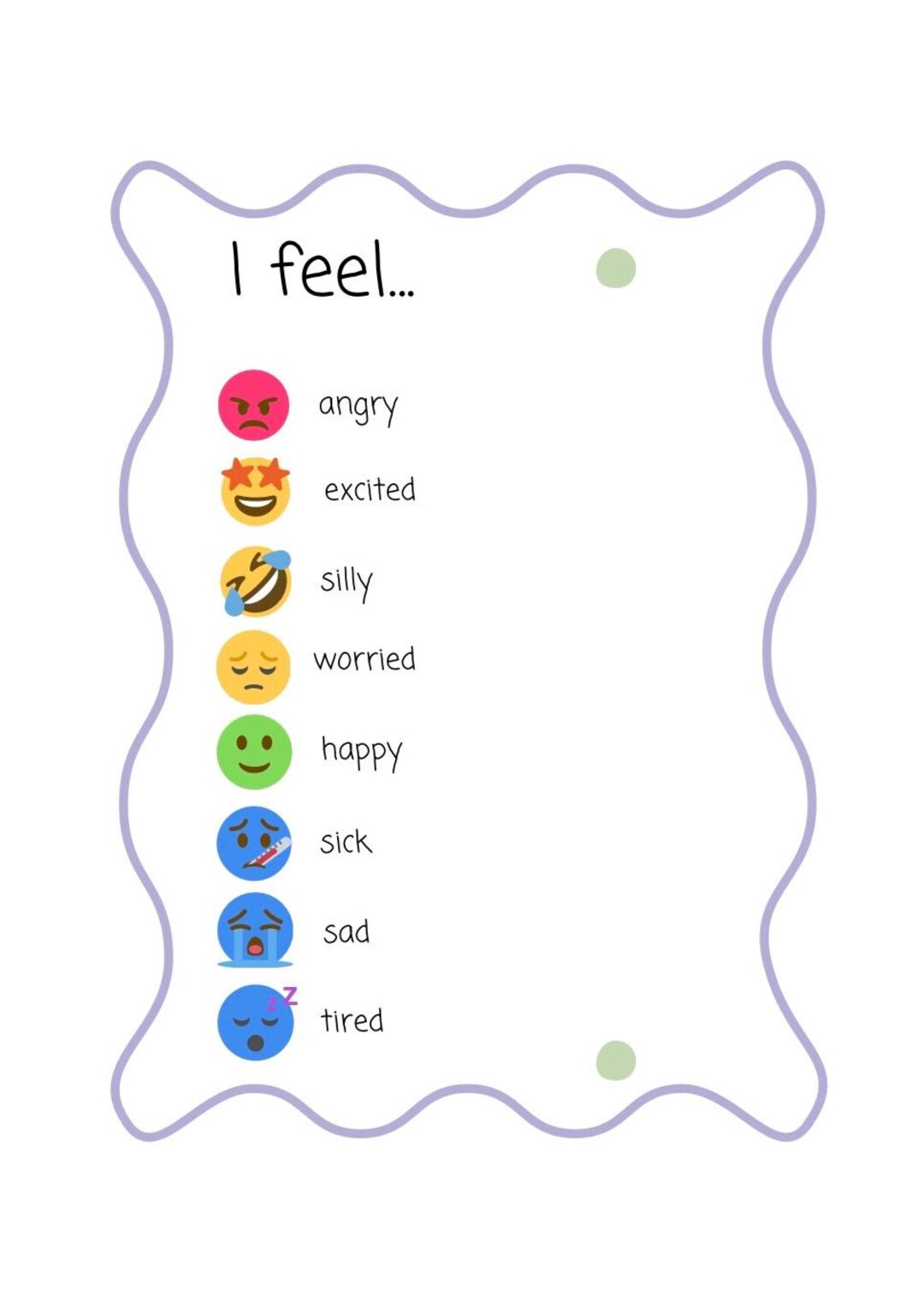 Feelings Thermometer Printable | Emotion Regulation Chart | Calm Down ...