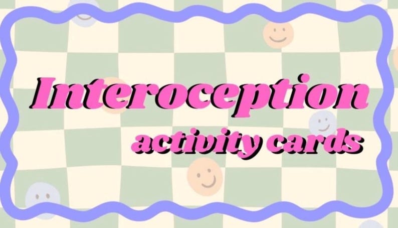 Interoception Handout, Social Story, Activity and Body Scan Worksheet ...