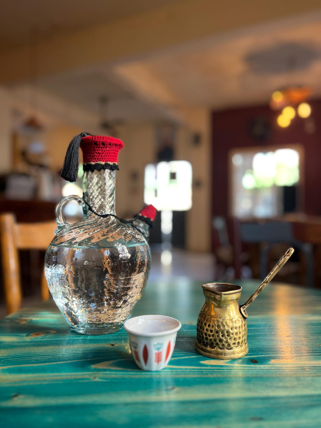 1.5L Traditional Lebanese Recycled Glass Water Jug | Handmade Beverages ...