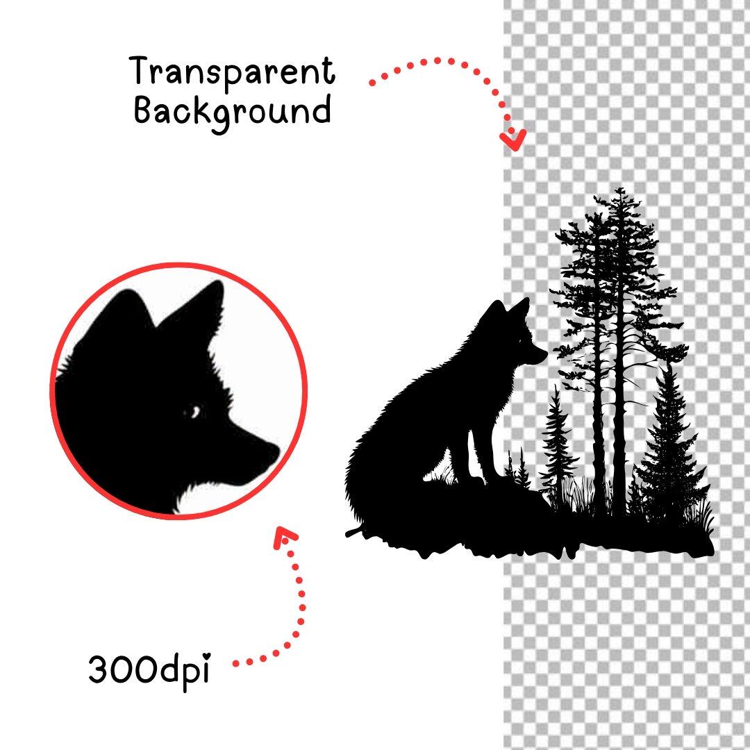 Woodland Animals SVG Bundle | Forest Silhouette Clipart | Wildlife PNG ...