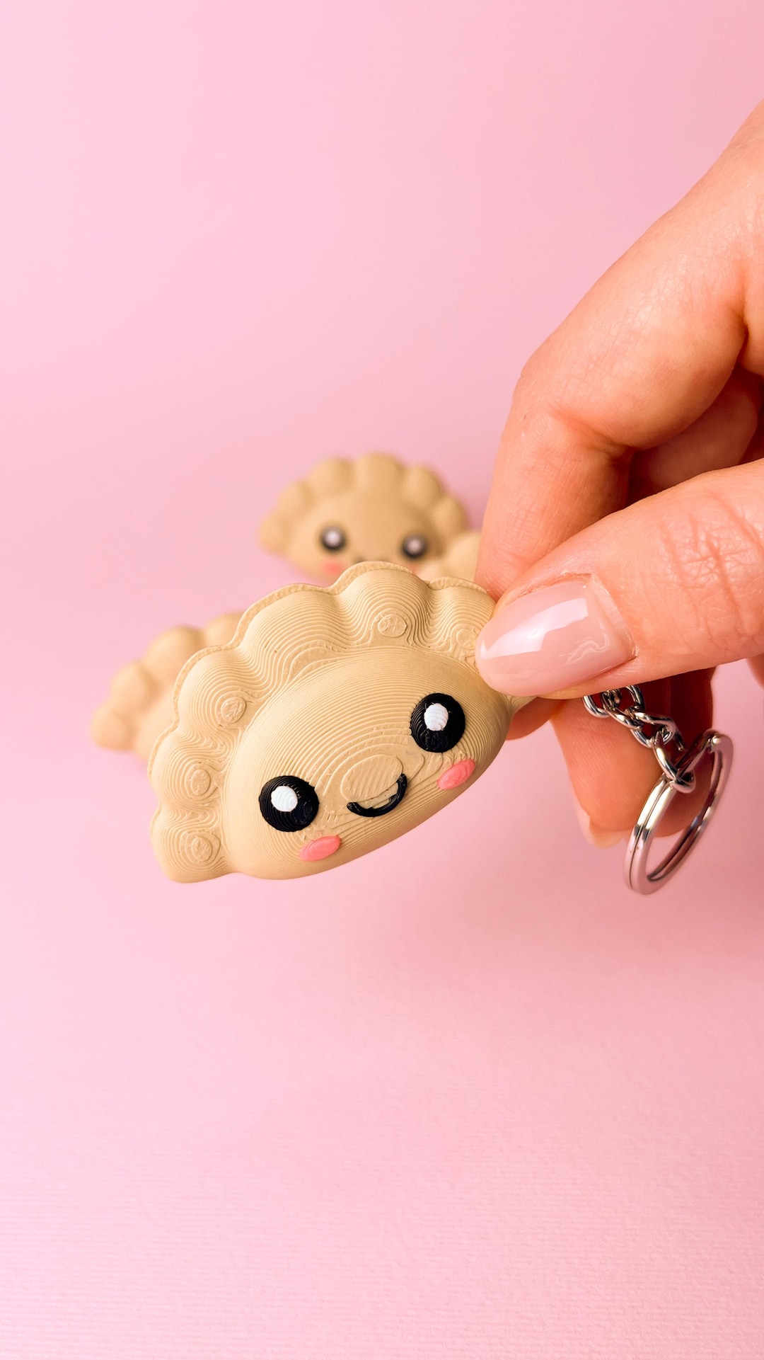 Pierogi Magnet Fidget – Cute 3D Printed Dumpling Keychain & Desk Toy - Etsy