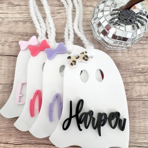 Personalized Halloween Ghost Tag | Halloween Boo Basket Tag - Etsy