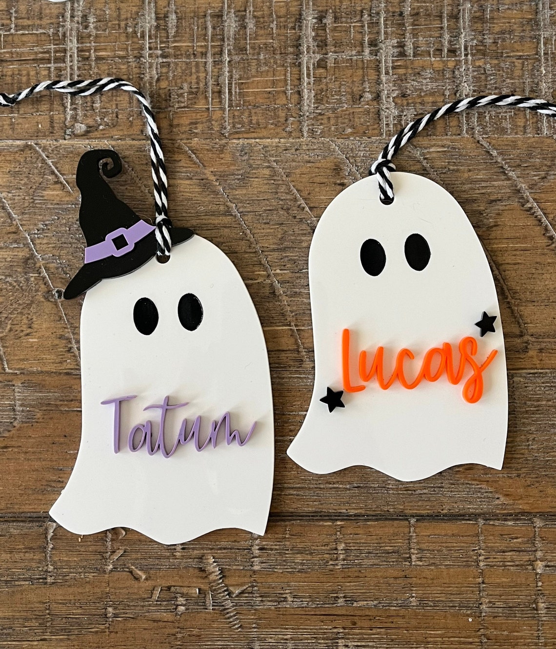 Boo Tags Personalized Ghost Tags Halloween Basket Tags - Etsy