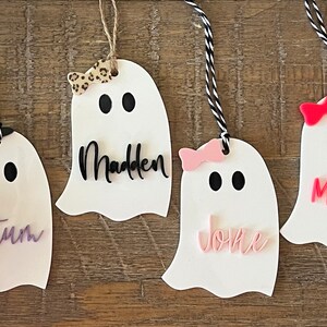 Boo Tags Personalized Ghost Tags Halloween Basket Tags - Etsy