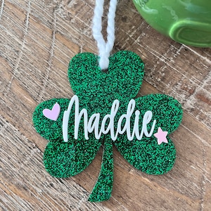Shamrock St Patrick’s Day Name Tag / St Patrick’s Day Clover Name Tag ...