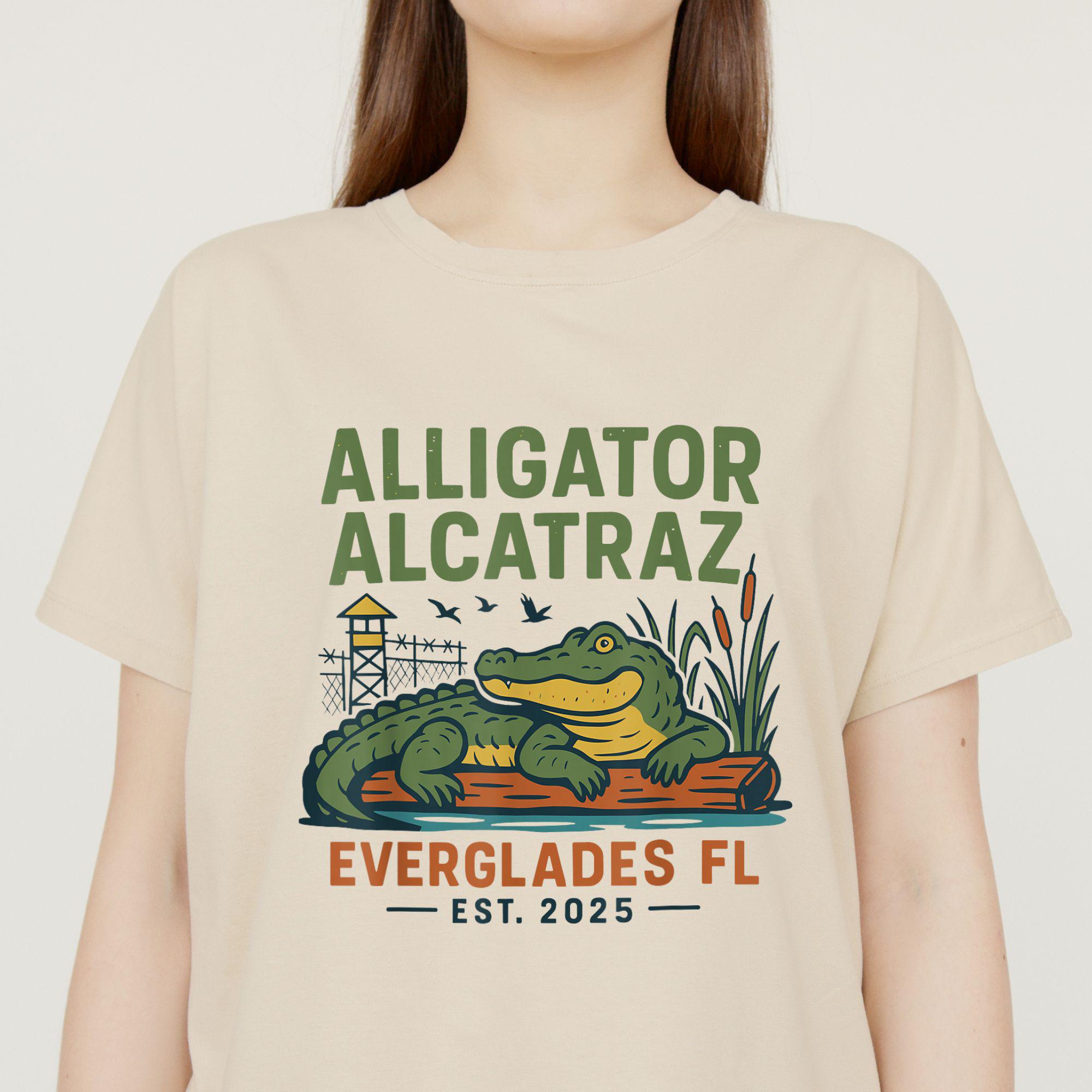 Funny Alligator Alcatraz PNG Bundle: Florida Meme Designs (digital ...