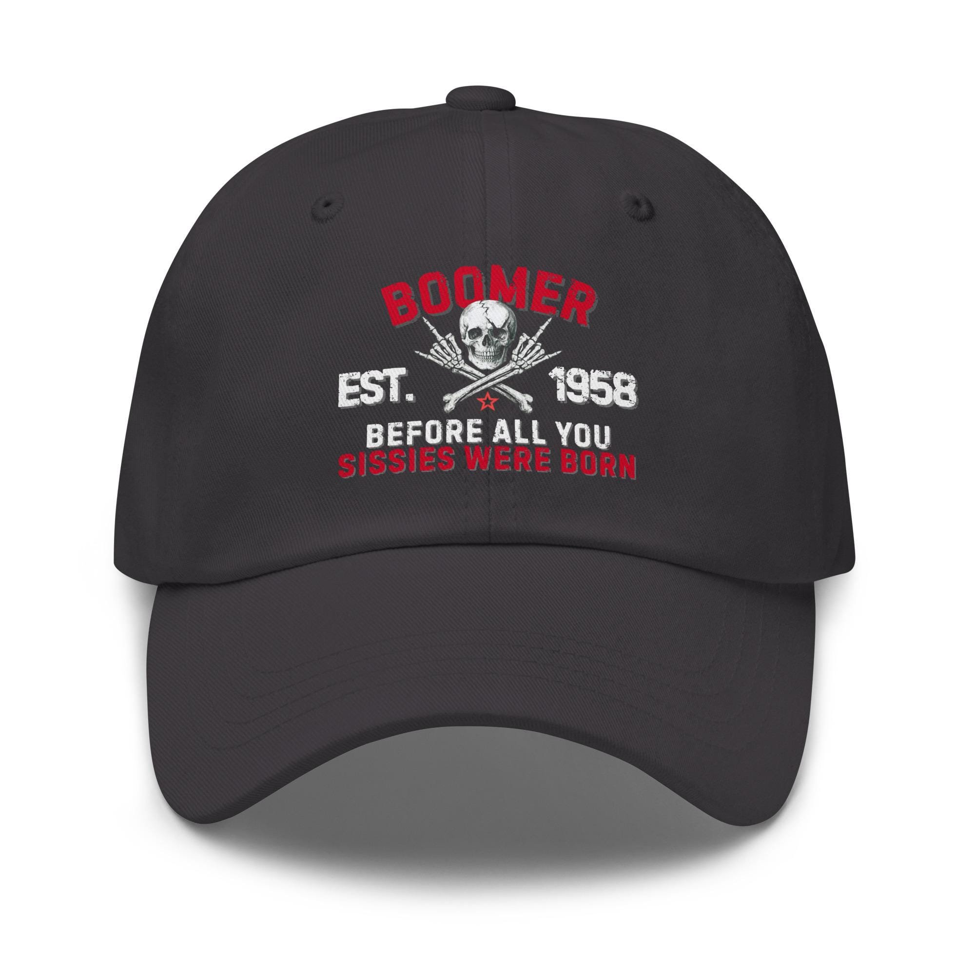 Boomer Custom Year Cap – Funny Retro “before All You Sissies Were Born ...