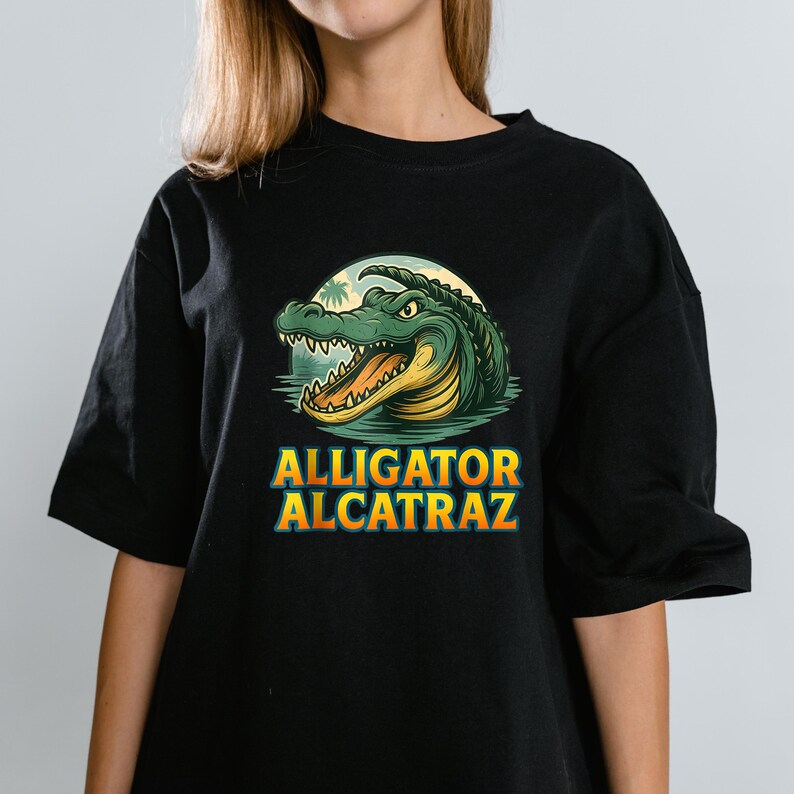 Funny Alligator Alcatraz PNG Bundle: Florida Meme Clipart (digital ...