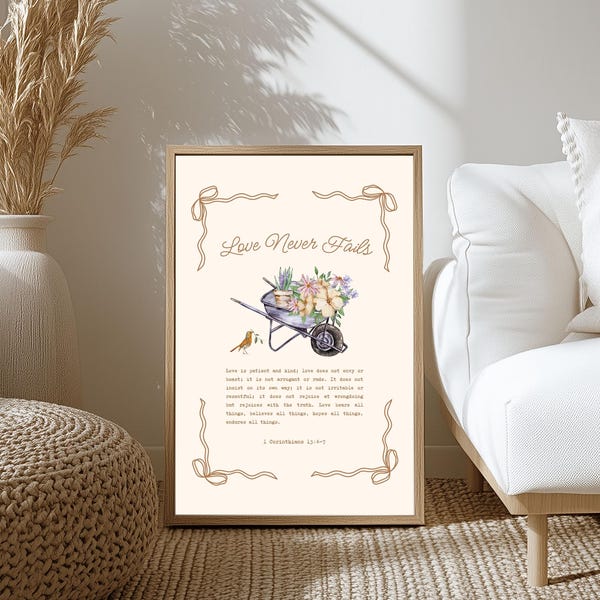 1 Corinthians 13 4 7 - Etsy