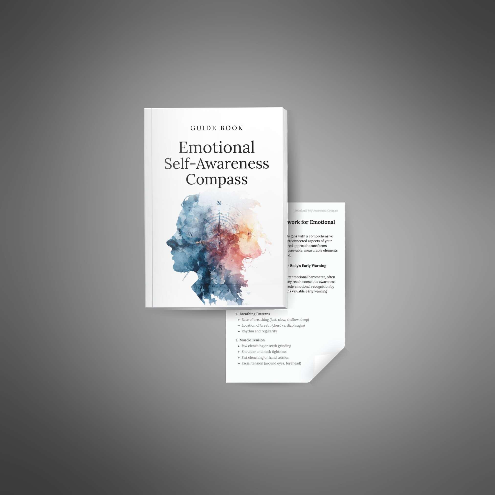 Emotional Self-awareness Compass - Guide - Etsy