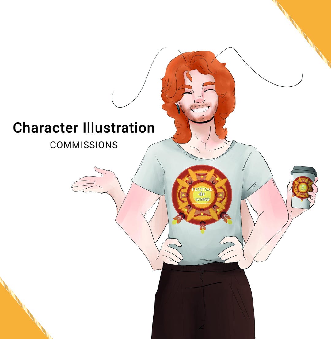 Character Illustrations - Etsy